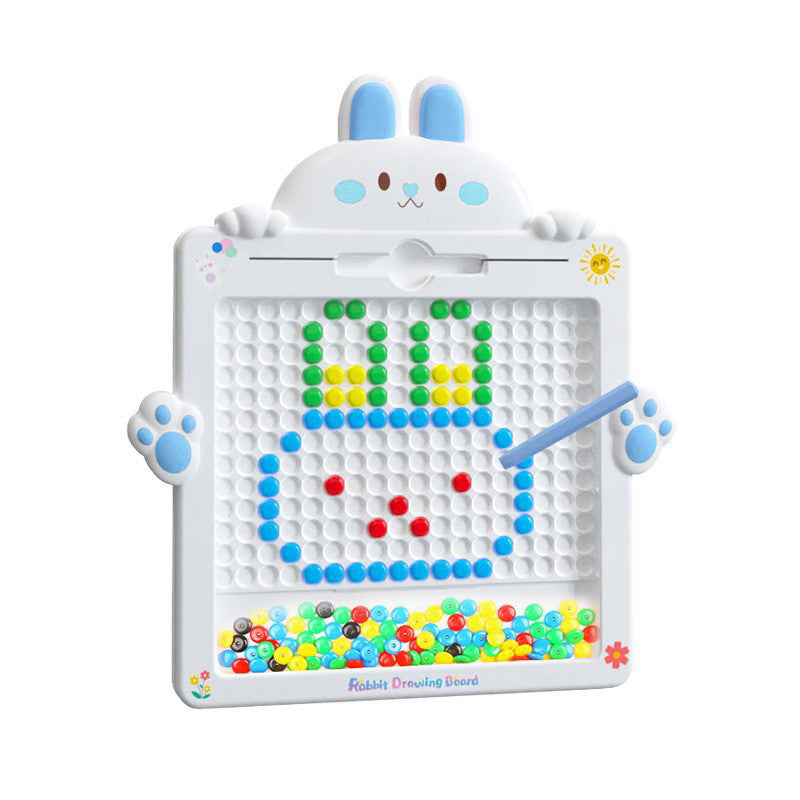 Large Size Magnetic Beads Drawing Board (Blue) – WONDERKIDZ